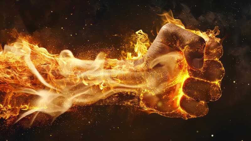 Burning Fist stock video. Video of burning, fire, hope - 339138305