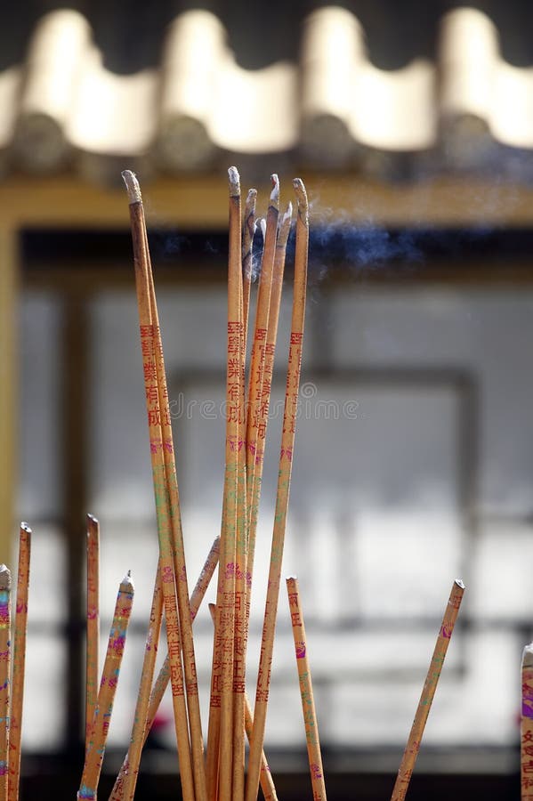 Burning incense stock photo. Image of civilization, burning - 24345640