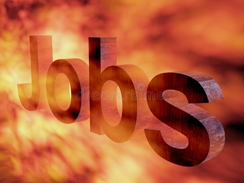 Burning job. stock illustration. Illustration of lost - 8268590