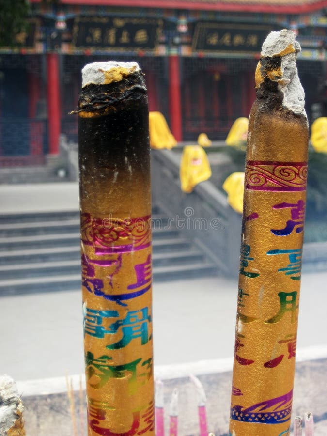 Burning joss stick stock image. Image of stick, religion - 12468185