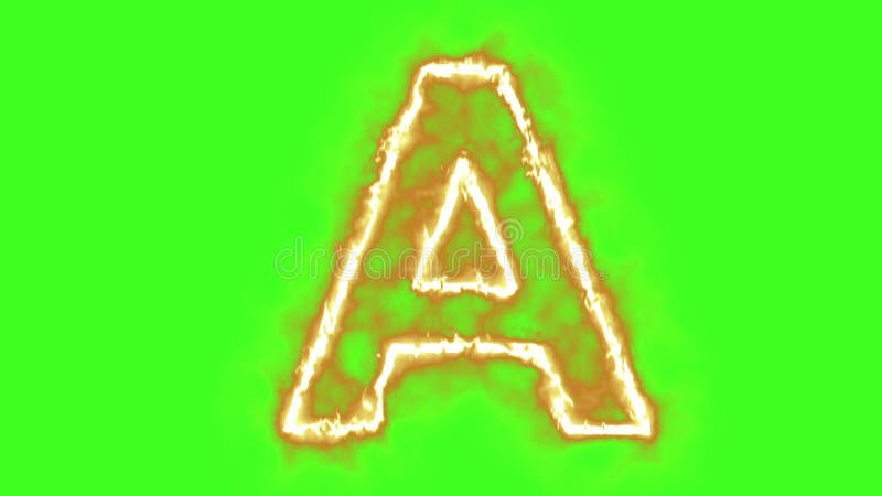 Burning Letter Green Screen Stock Footage & Videos - 135 Stock Videos