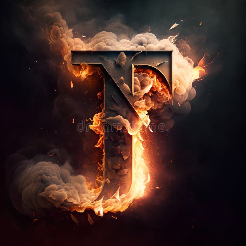Fire Letter T Burning Stock Illustrations – 87 Fire Letter T Burning ...