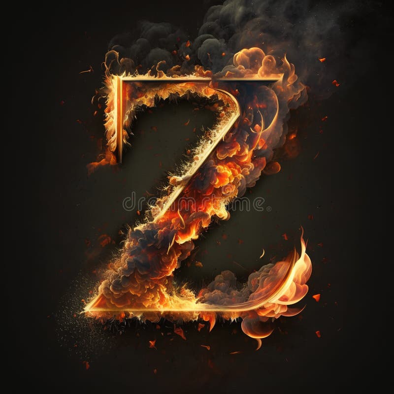 Fiery Font Letter Z Stock Illustrations – 82 Fiery Font Letter Z Stock ...