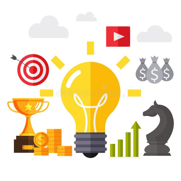 Burning Light Bulb As Symbol of New Idea, Business Solution or Innovation To Solve Problem Stock ...