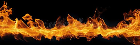 Burning line, AI generated stock illustration. Illustration of ...