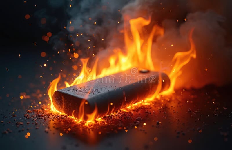 Lithium Ion Storage Fire Stock Photos - Free & Royalty-Free Stock ...