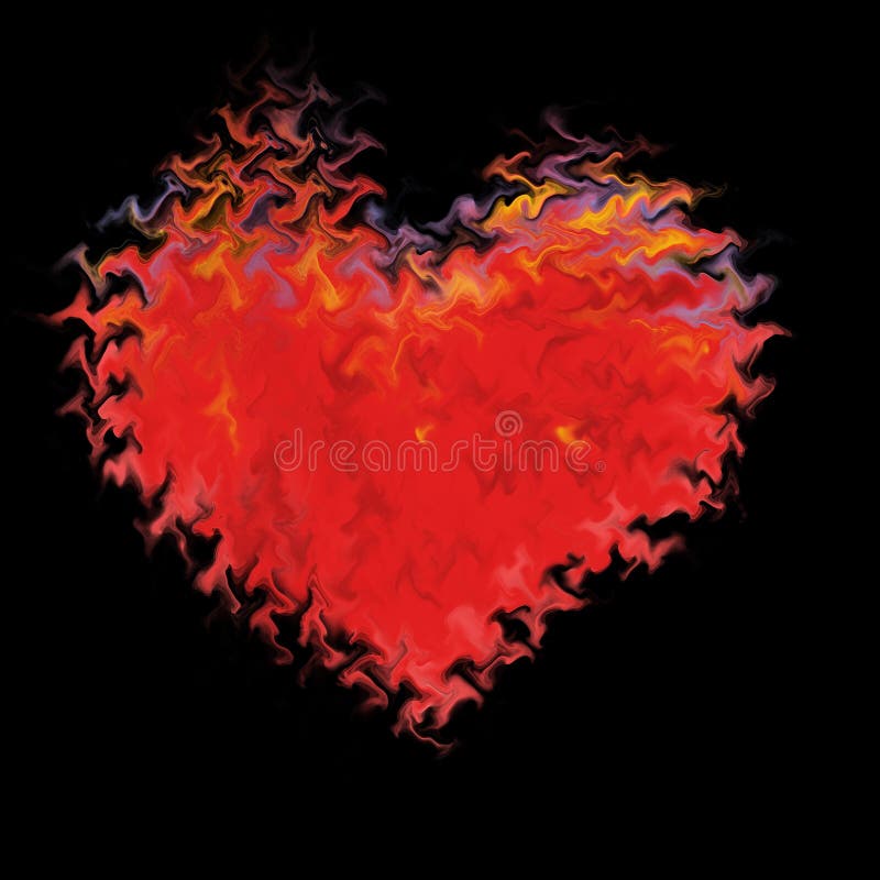 Burning Love 2. stock illustration. Illustration of smokey - 428145