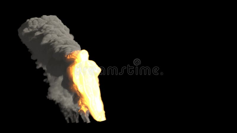 Burning man running stock footage. Video of speed, runner - 210977912