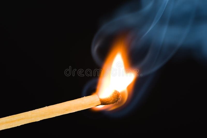 Blue Flame stock photo. Image of flame, element, wooden - 4461984