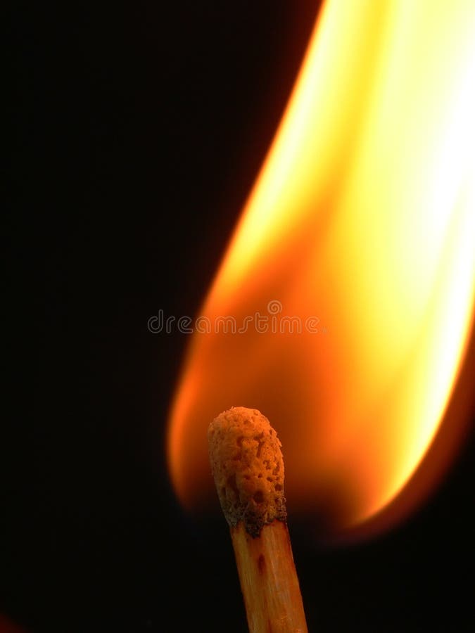 Burning match stock photo. Image of burning, shiny, close - 7579286