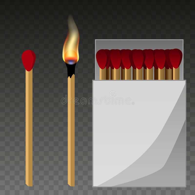 Burnt Matchstick Stock Illustrations – 2,547 Burnt Matchstick Stock ...