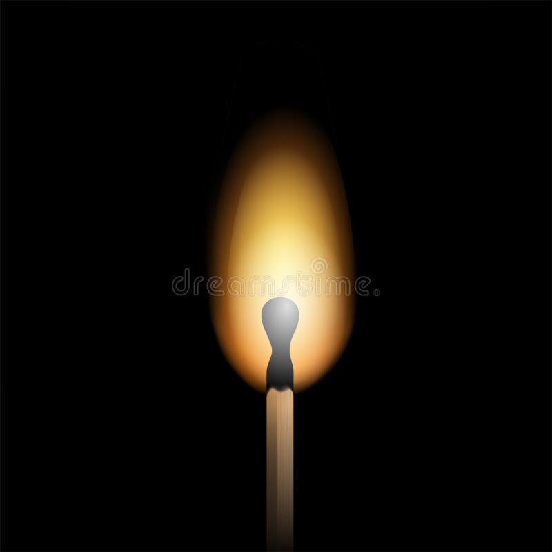 Flaming Matchstick Stock Illustrations – 980 Flaming Matchstick Stock ...