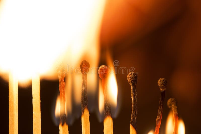 Burning matches stock photo. Image of glowing, decoration - 148057430