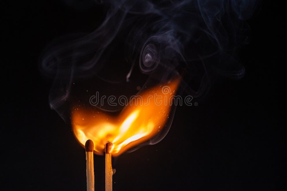Burning matchsticks stock photo. Image of burn, burnt - 180039346