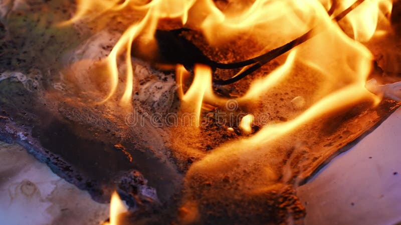 Burning Molten Plastic Dripping Off the Table Stock Footage - Video of ...