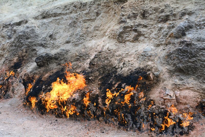 Spongy Stone in Gobustan, Azerbaijan Stock Photo - Image of barren ...