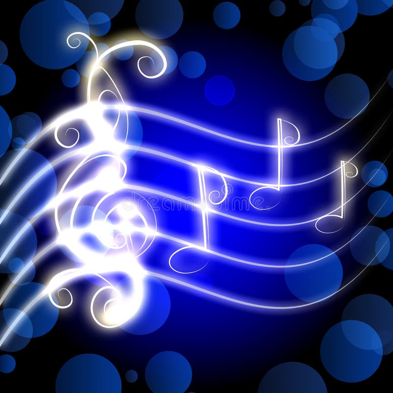 Burning musical note. stock illustration. Illustration of concept ...