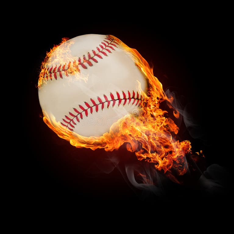 Burning Objects and Objects on Fire Background Stock Illustration ...