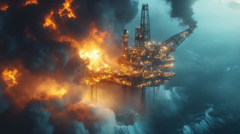 Burning Platform Stock Illustrations – 918 Burning Platform Stock ...