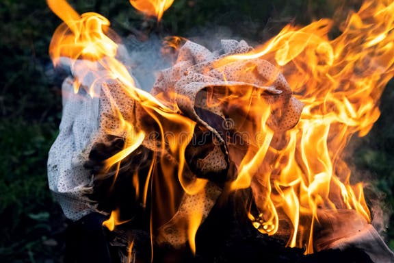 Burning Old Clothes. Burning Clothes after an Outbreak of Infectious ...