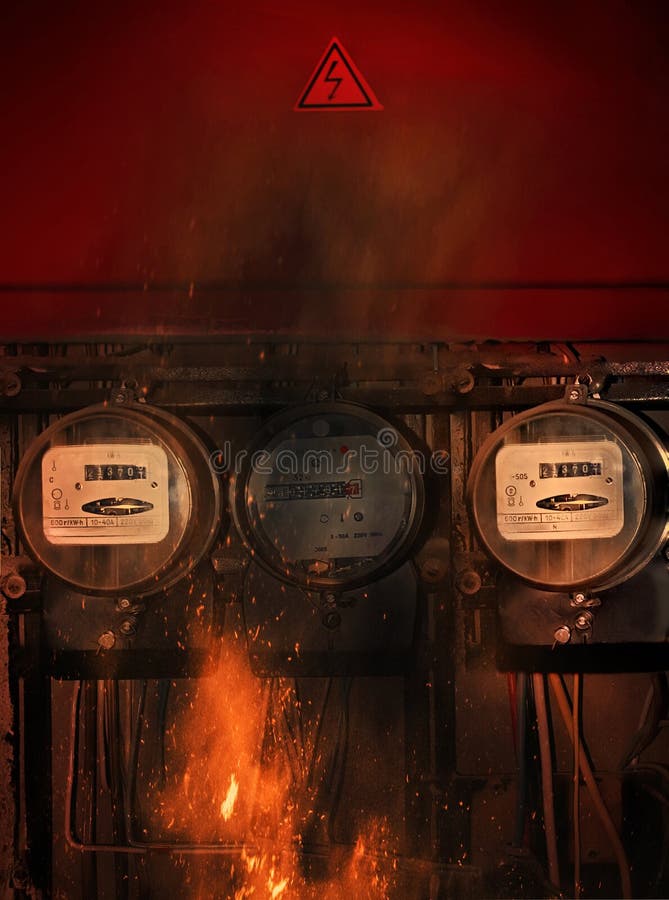 Broken Electric Meters Stock Photos - Free & Royalty-Free Stock Photos ...