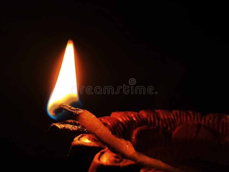 A burning Oli lamp stock photo. Image of lamp, heat - 168177636