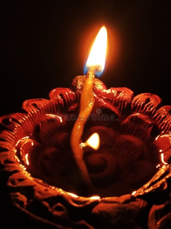 A burning Oli lamp stock photo. Image of heat, lamp - 168177650