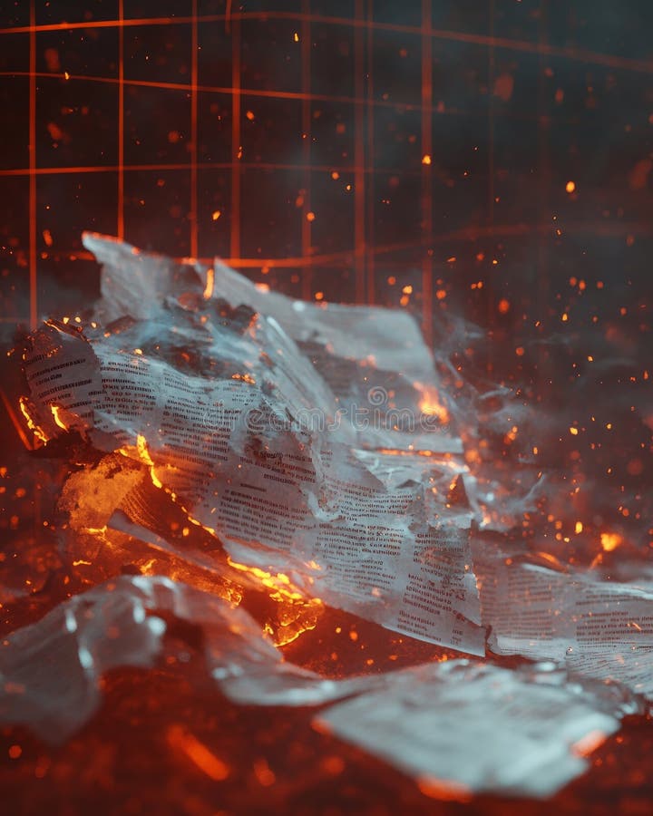 Burning Paper Person Stock Illustrations – 444 Burning Paper Person ...