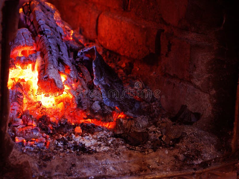 Burning place stock photo. Image of brick, combustion - 14190508