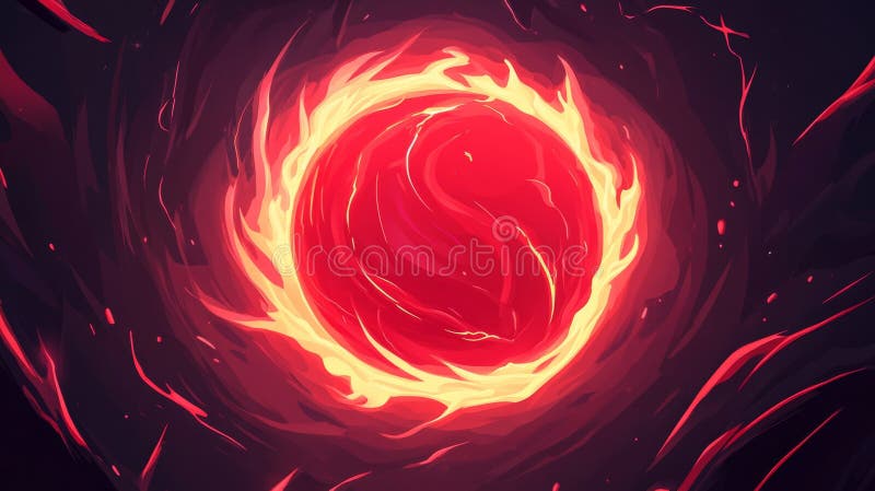 Fiery Ring Nebula Cosmic Inferno Celestial Fire Stock Photos - Free ...