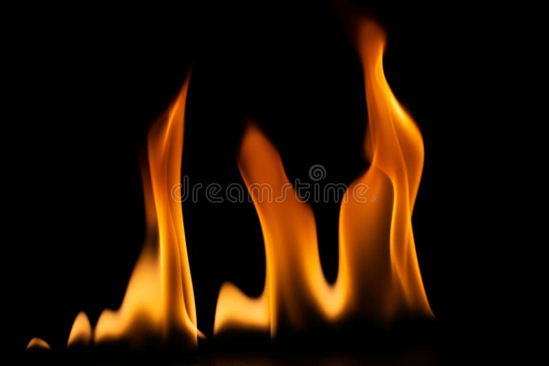 Burning Power of the Flame, Flames, and Burning Sparks Close-up, Fire ...