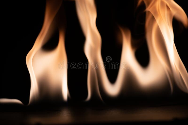 Burning Power of the Flame, Flames, and Burning Sparks Close-up, Fire ...