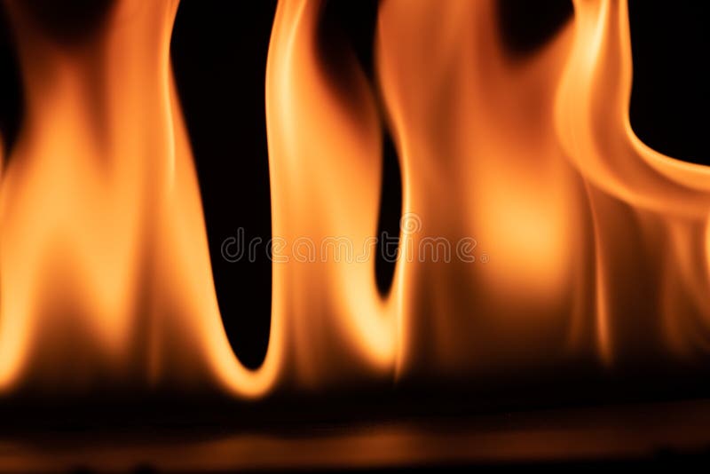 Burning Power of the Flame, Flames, and Burning Sparks Close-up, Fire ...