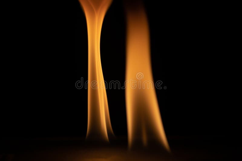 Burning Power of the Flame, Flames, and Burning Sparks Close-up, Fire ...