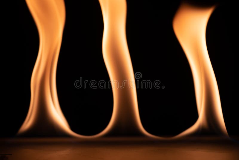 Burning Power of the Flame, Flames, and Burning Sparks Close-up, Fire ...