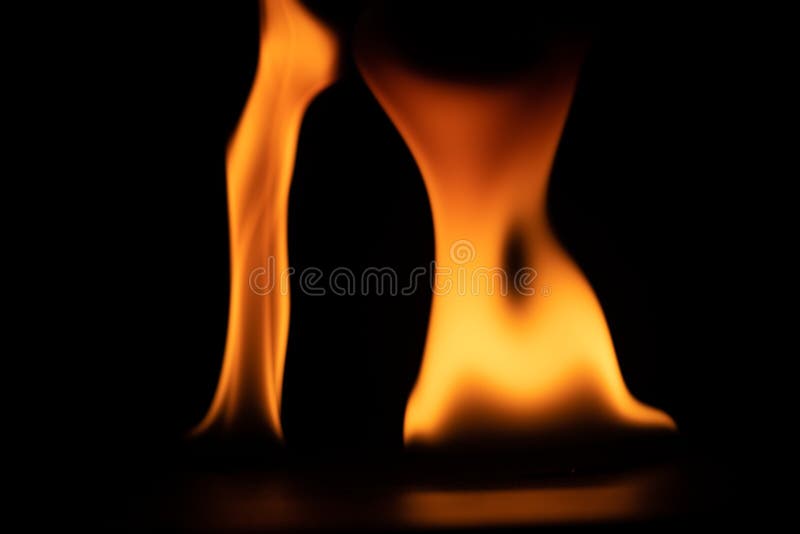 Burning Power of the Flame, Flames, and Burning Sparks Close-up, Fire ...