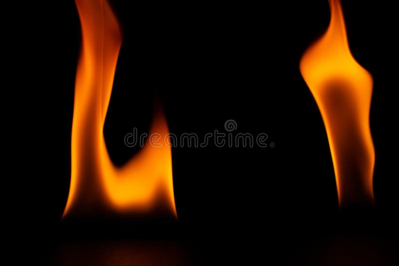 Burning Power of the Flame, Flames, and Burning Sparks Close-up, Fire ...