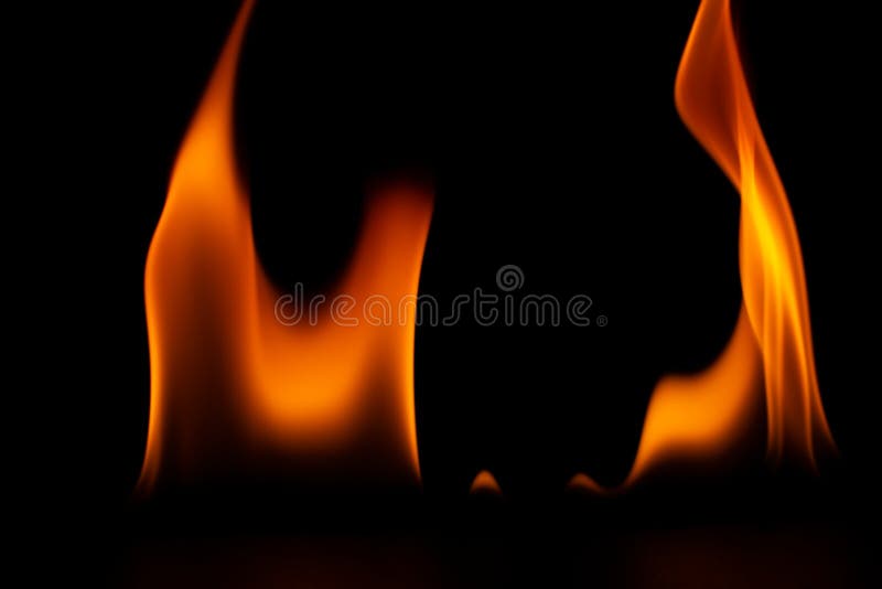 Burning Power of the Flame, Flames, and Burning Sparks Close-up, Fire ...