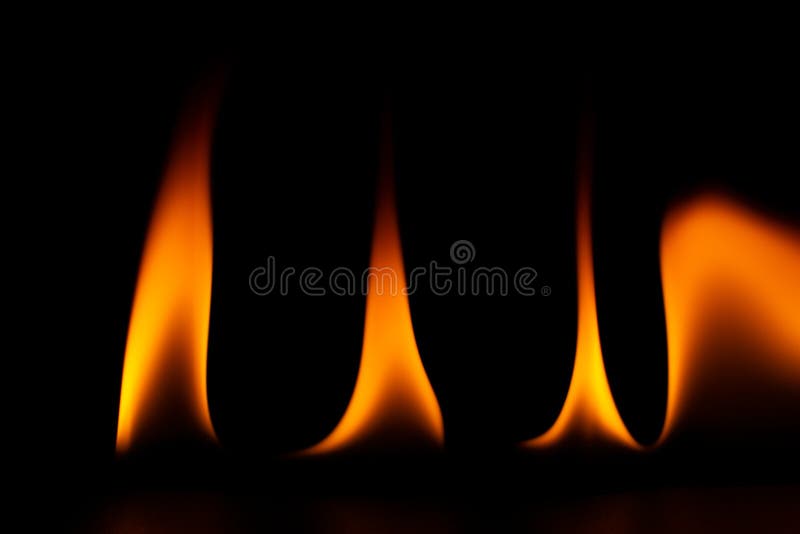 Burning Power of the Flame, Flames, and Burning Sparks Close-up, Fire ...