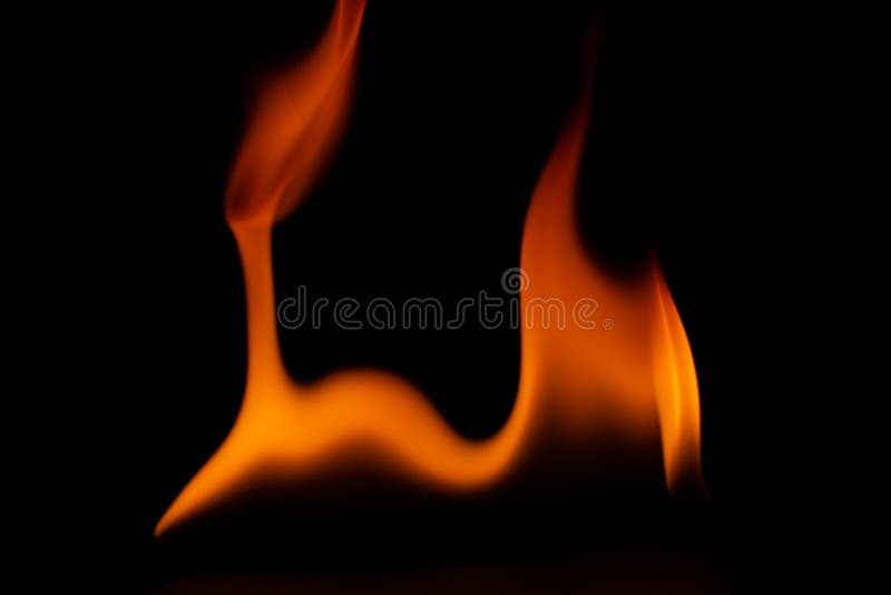 Burning Power of the Flame, Flames, and Burning Sparks Close-up, Fire ...