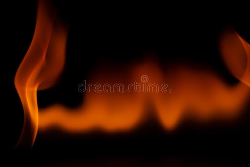 Burning Power of the Flame, Flames, and Burning Sparks Close-up, Fire ...