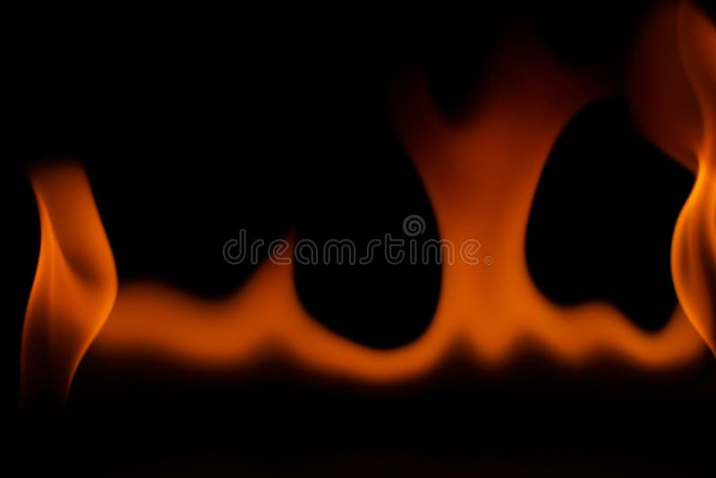 Burning Power of the Flame, Flames, and Burning Sparks Close-up, Fire ...