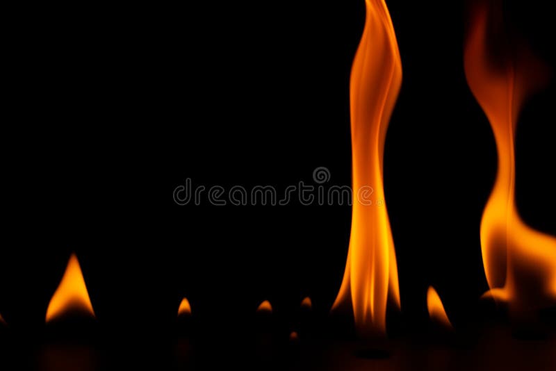 Burning Power of the Flame, Flames, and Burning Sparks Close-up, Fire ...