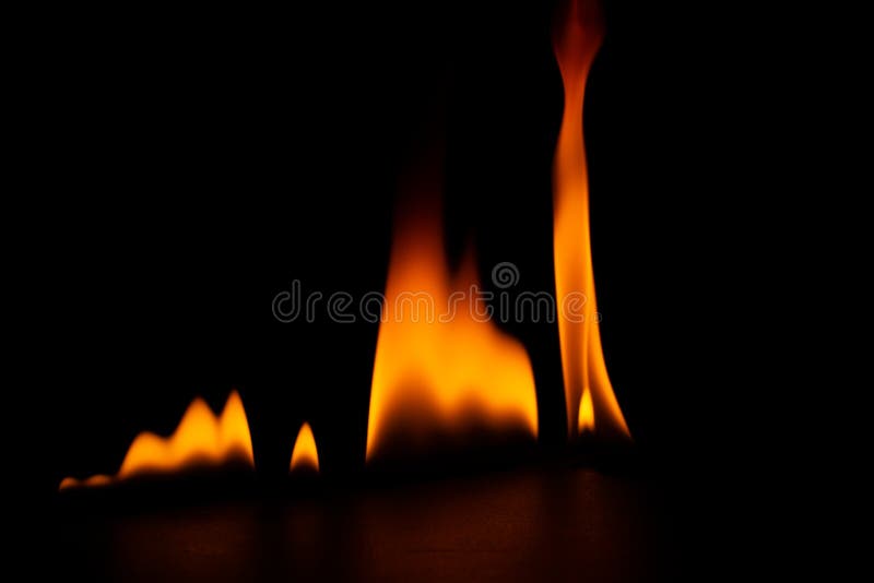 Burning Power of the Flame, Flames, and Burning Sparks Close-up, Fire ...