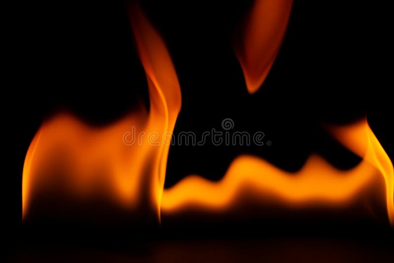 Burning Power of the Flame, Flames, and Burning Sparks Close-up, Fire ...