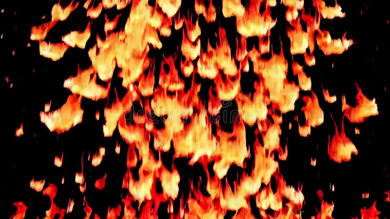 Burning Rain! a Fantastical Shower of Fire Stock Footage - Video of ...