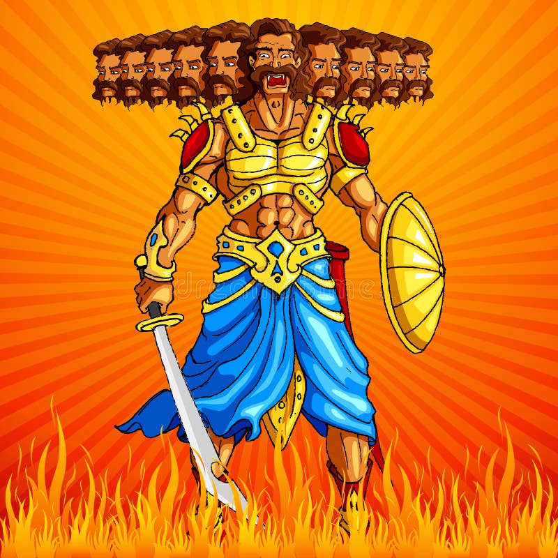 Ravan Face Stock Illustrations – 556 Ravan Face Stock Illustrations ...