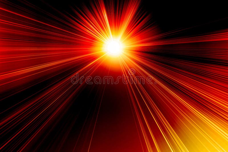 Burning red abstract sun stock illustration. Illustration of nature ...
