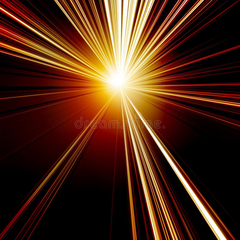 Burning red abstract sun stock illustration. Illustration of glowing ...