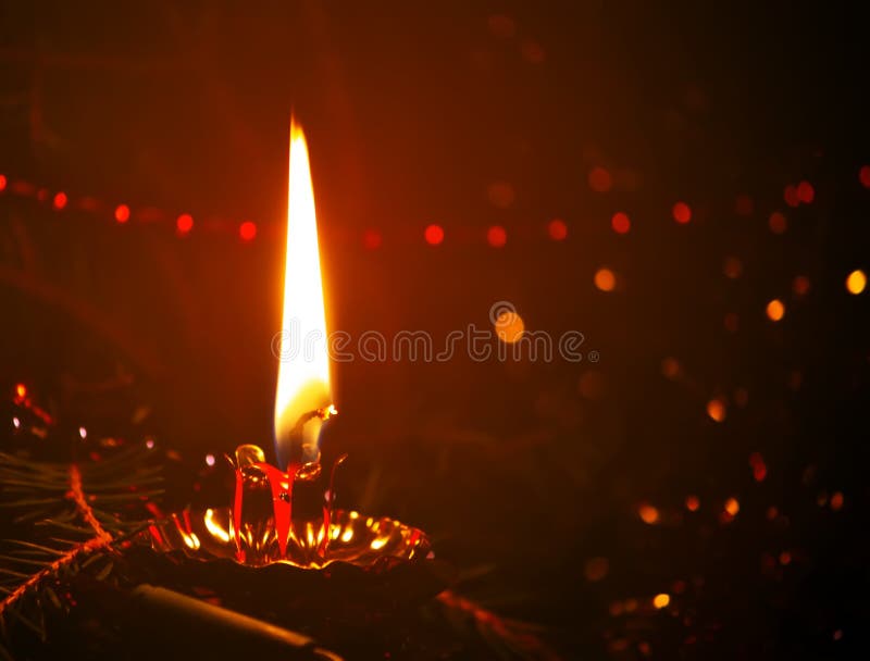 Burning red candle flame stock photo. Image of hope, closeup - 82888486